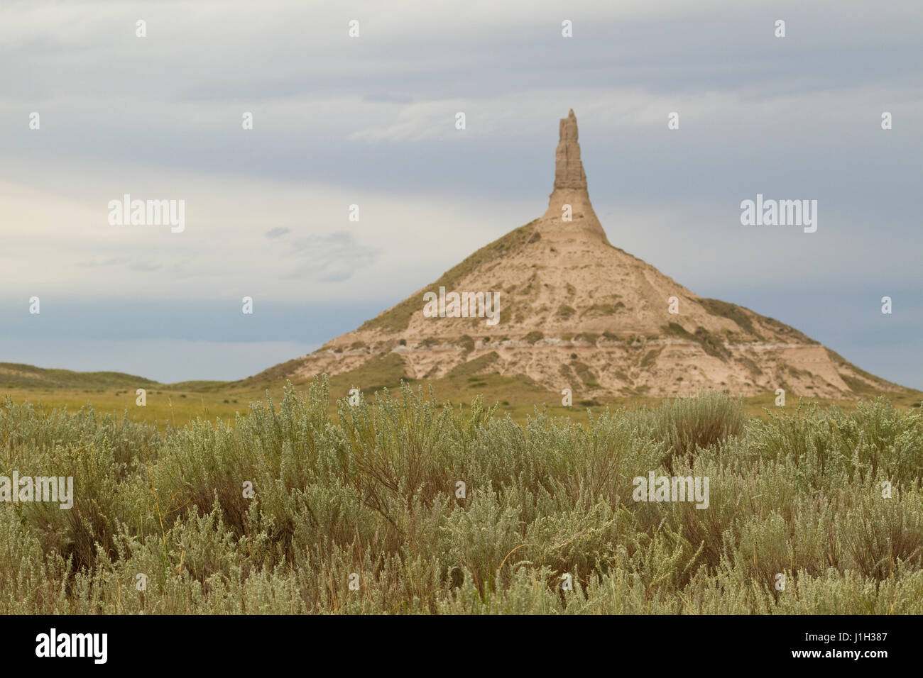 Chimney Rock Nebraska Stock Photo - Alamy
