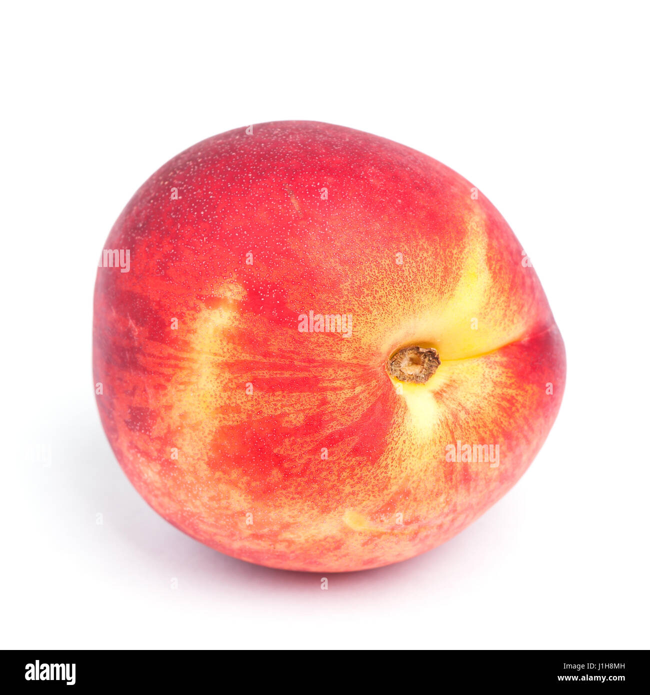 Nectarine fruit isolated on white background Stock Photo - Alamy