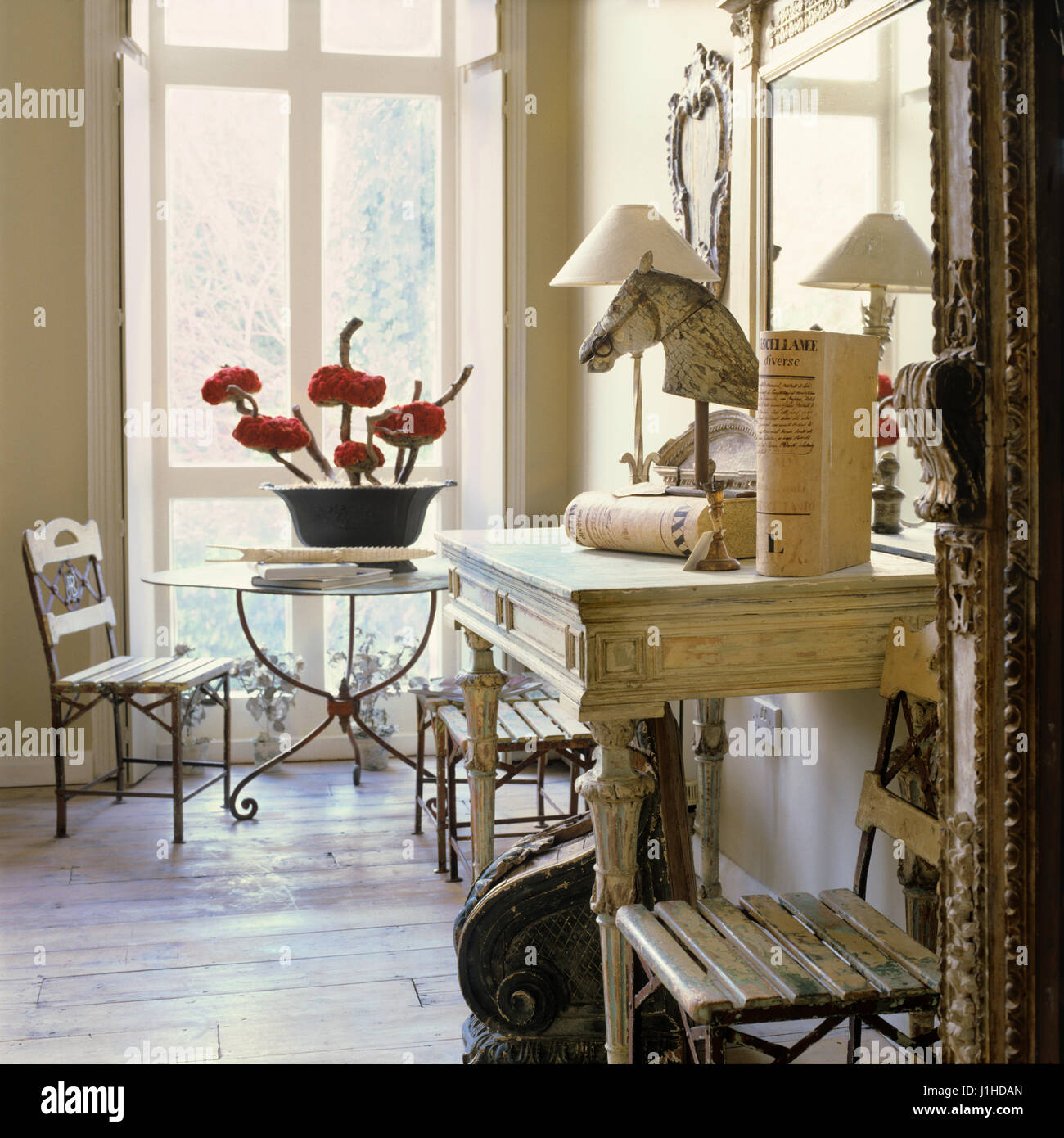 Antique style hallway Stock Photo - Alamy