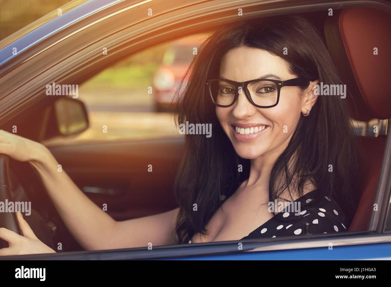 Driving summer glasses hi-res stock photography and images - Alamy