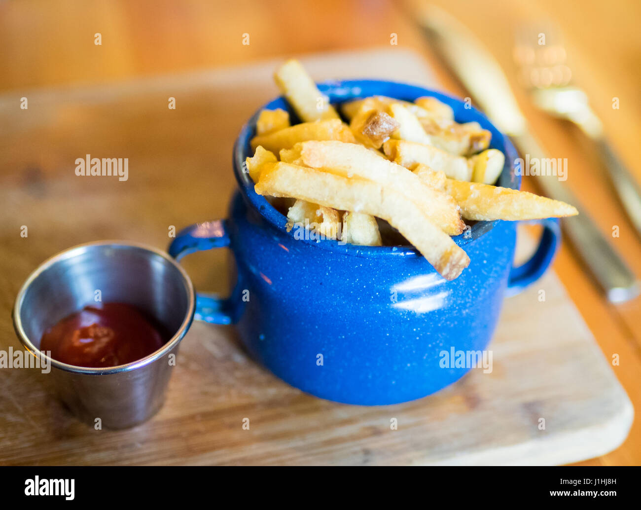 Kennebec french fries ketchup hi-res stock photography and images - Alamy