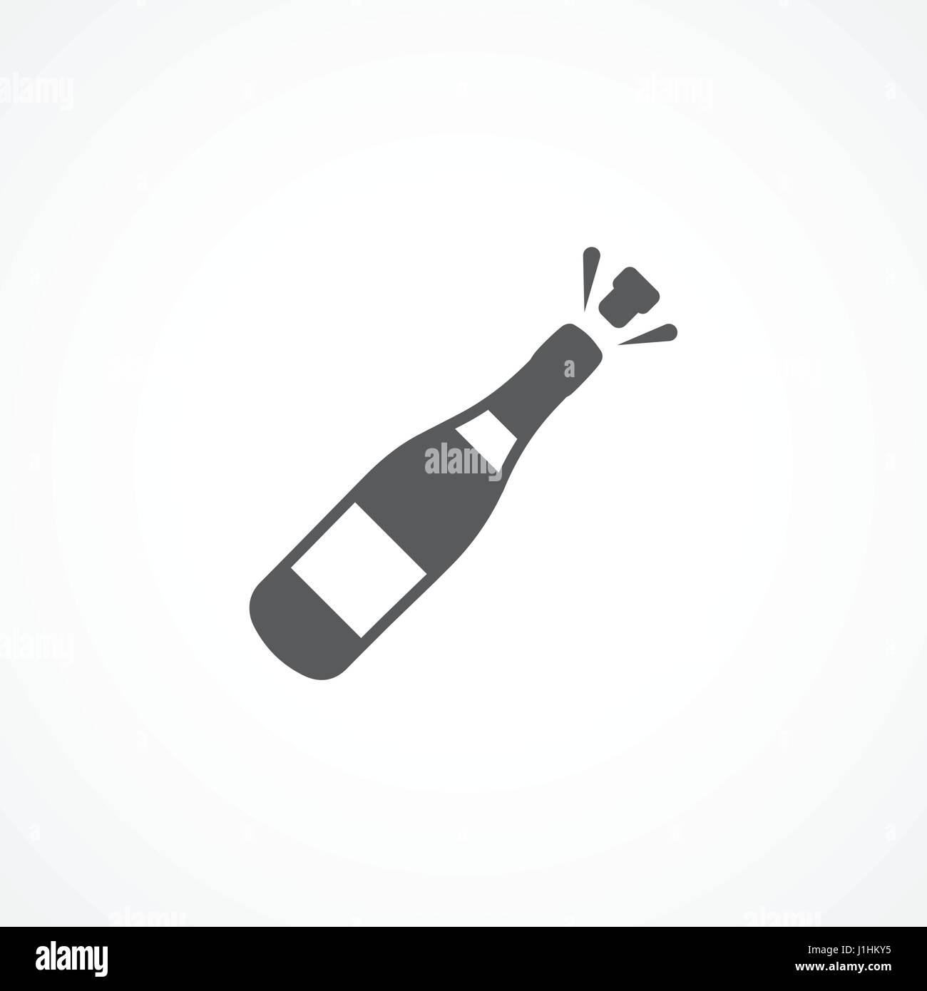 Champagne icon vector filled Stock Vector Images - Alamy