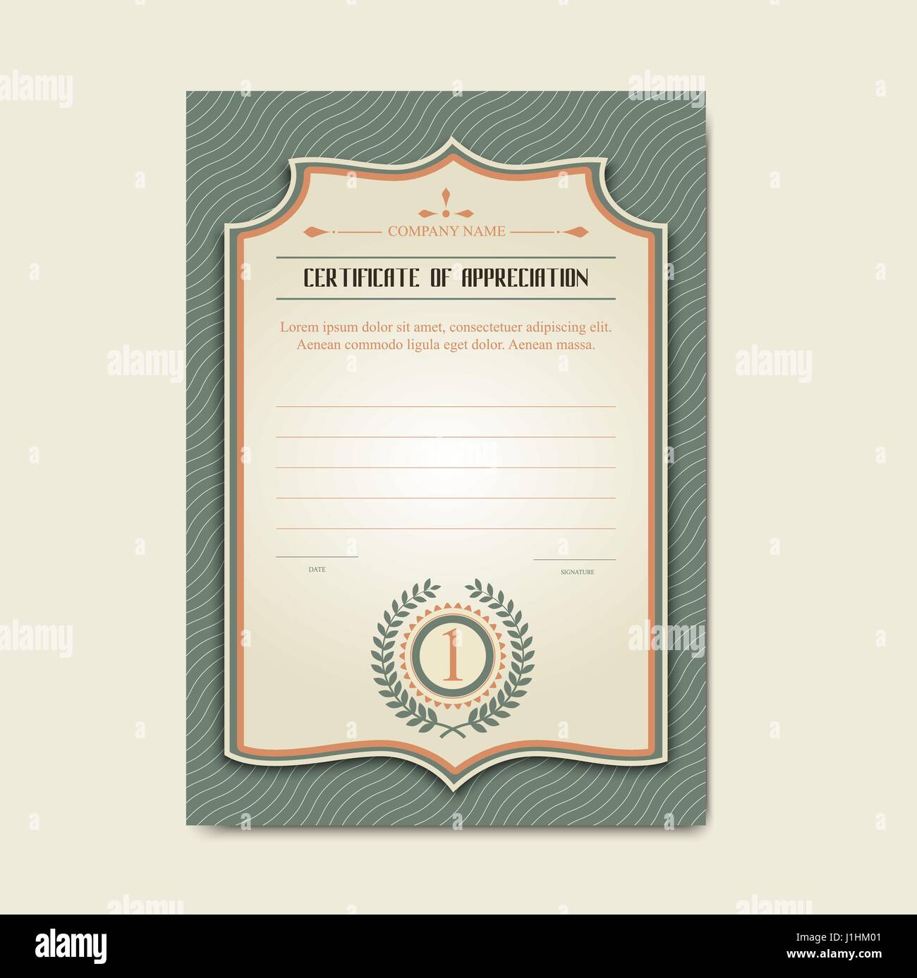 Vector certificate template Stock Vector Image & Art - Alamy