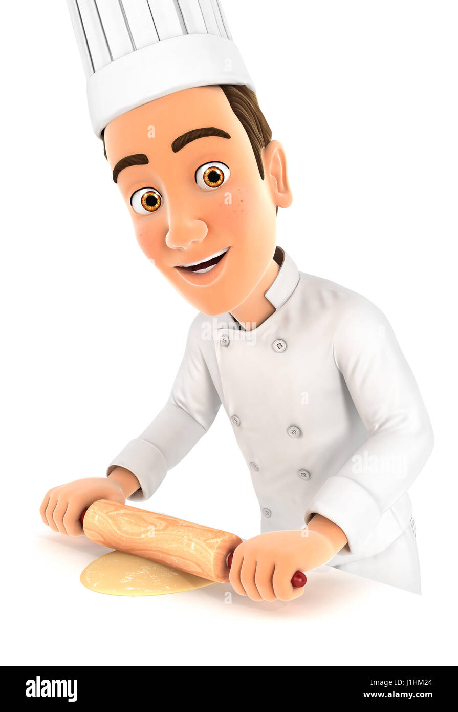 Chef Hat Rolling Pin Clipart