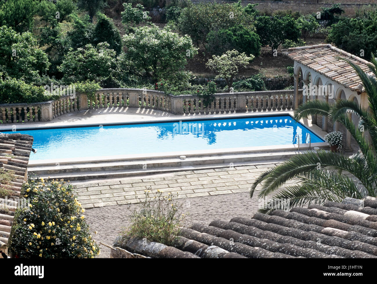 Outdoor swimming pool Stock Photo - Alamy