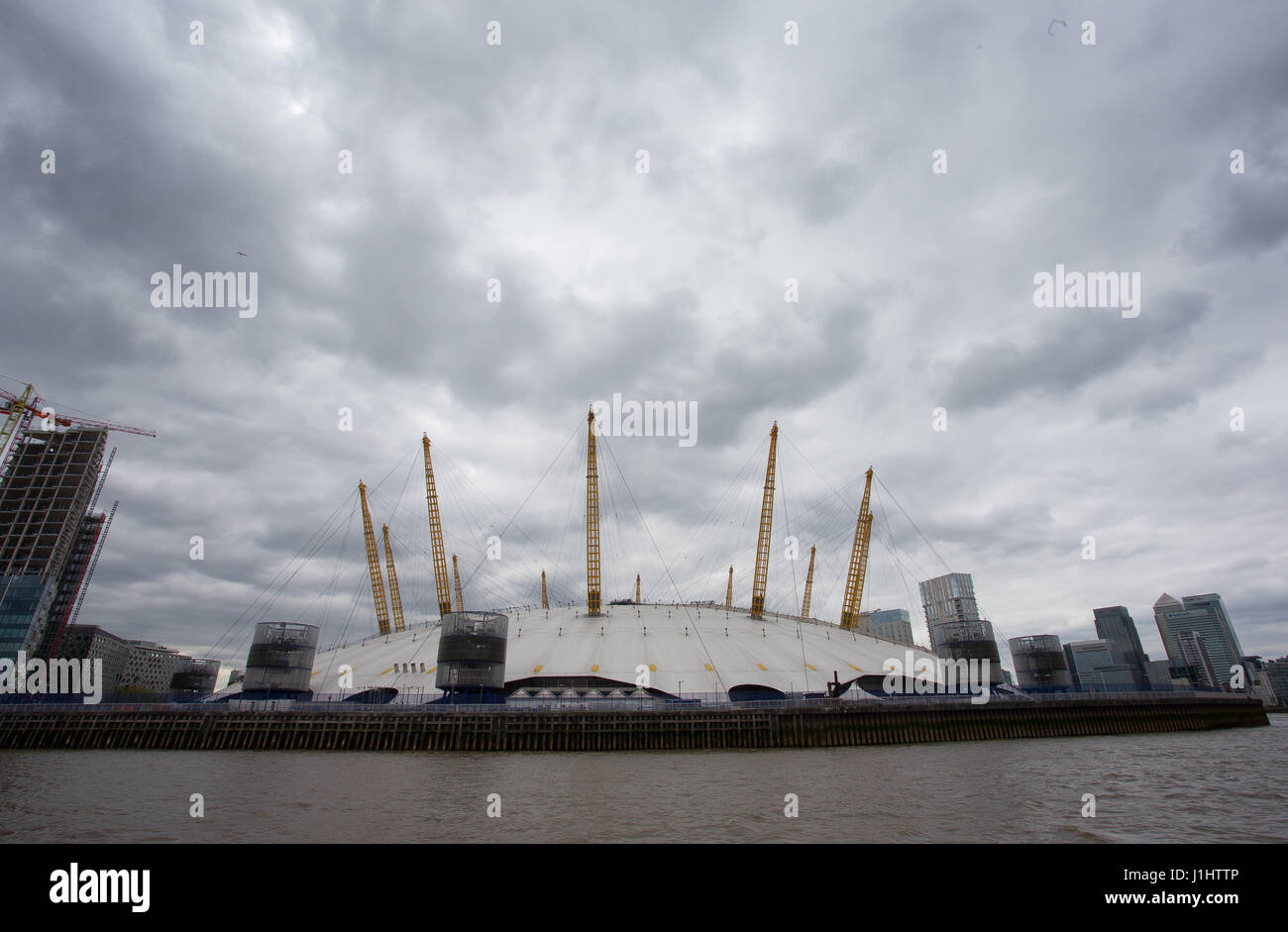General View GV of the O2 Arena (former Millennium Dome), Peninsula ...