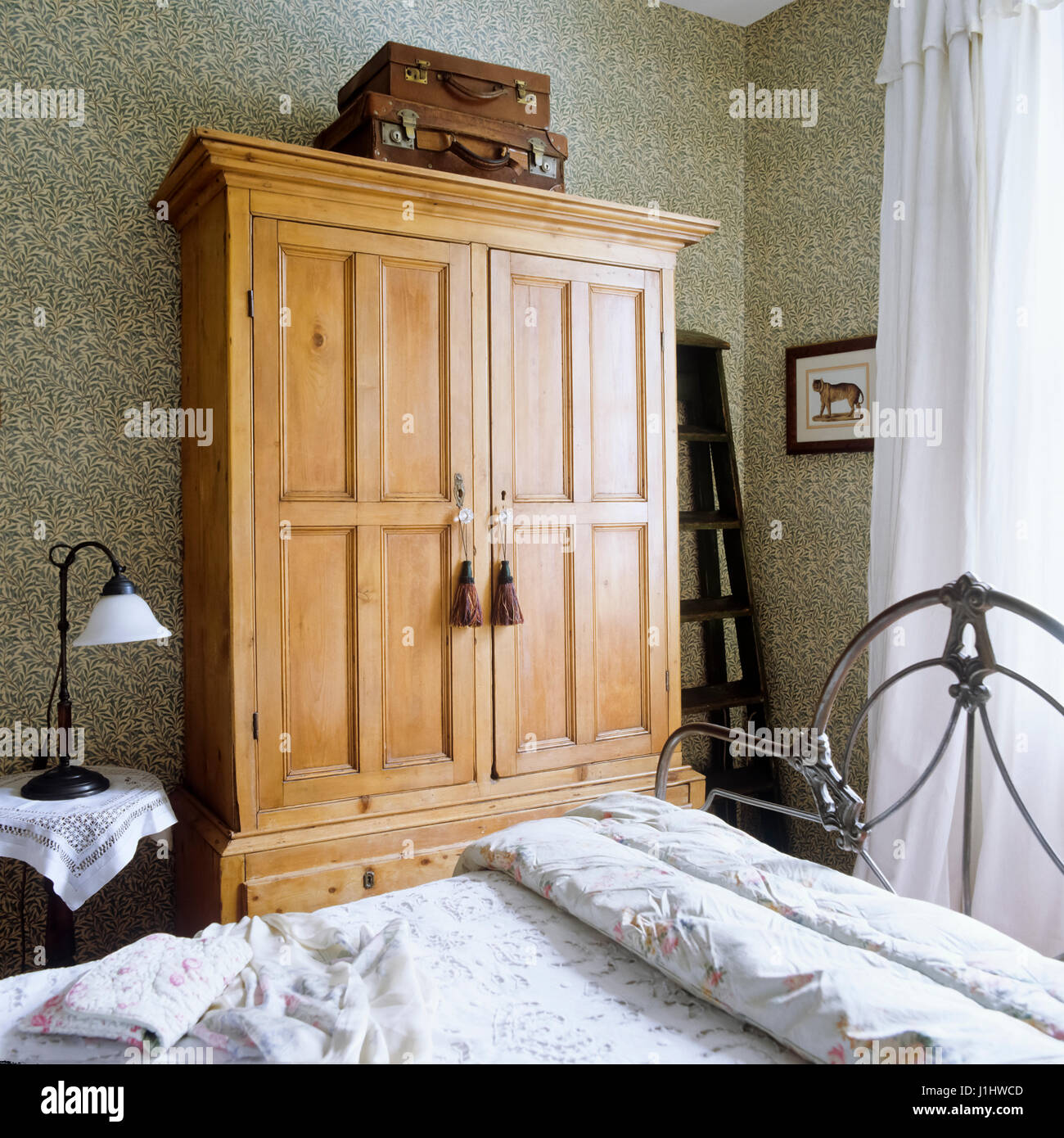 Wooden wardrobe hi-res stock photography and images - Alamy