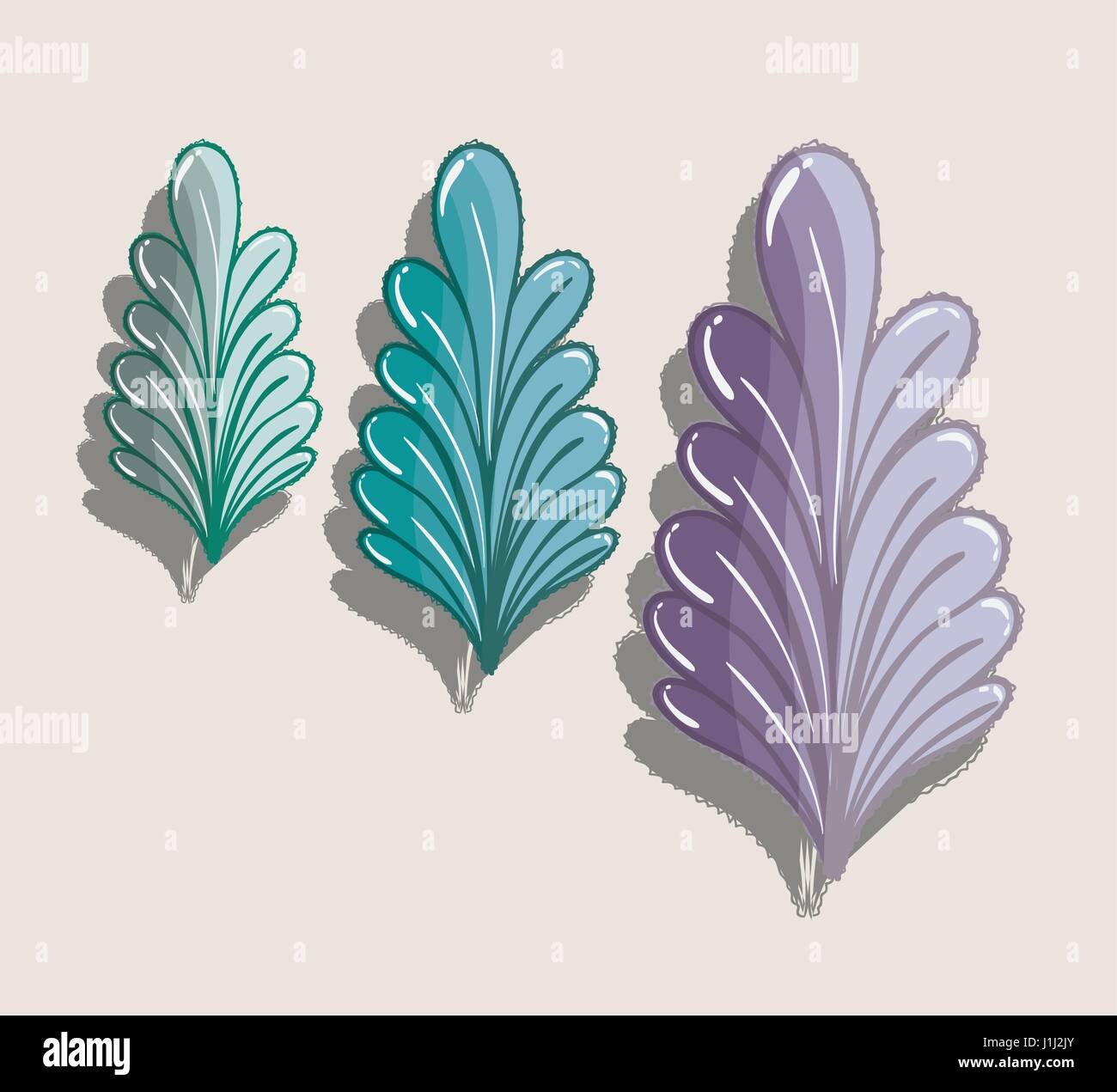 nice different plants decoration botany Stock Vector Image & Art - Alamy