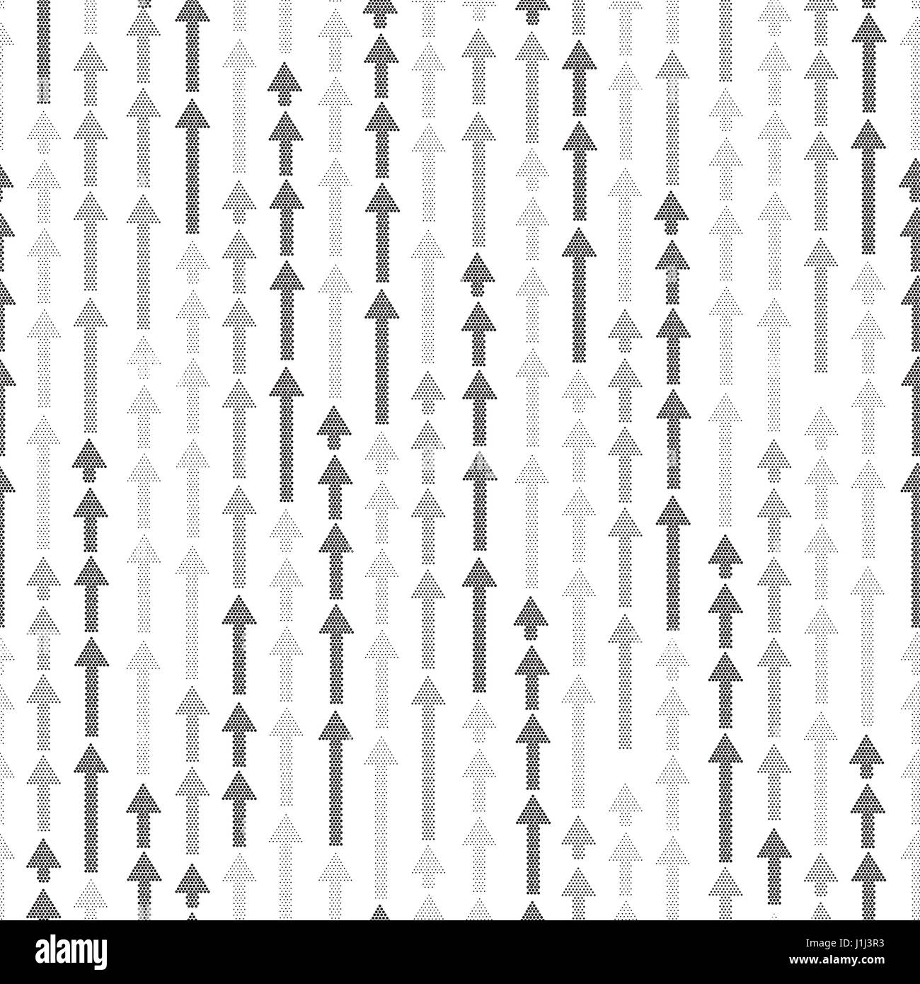 Abstract white seamless pattern. Arrow Up ornamental background ...