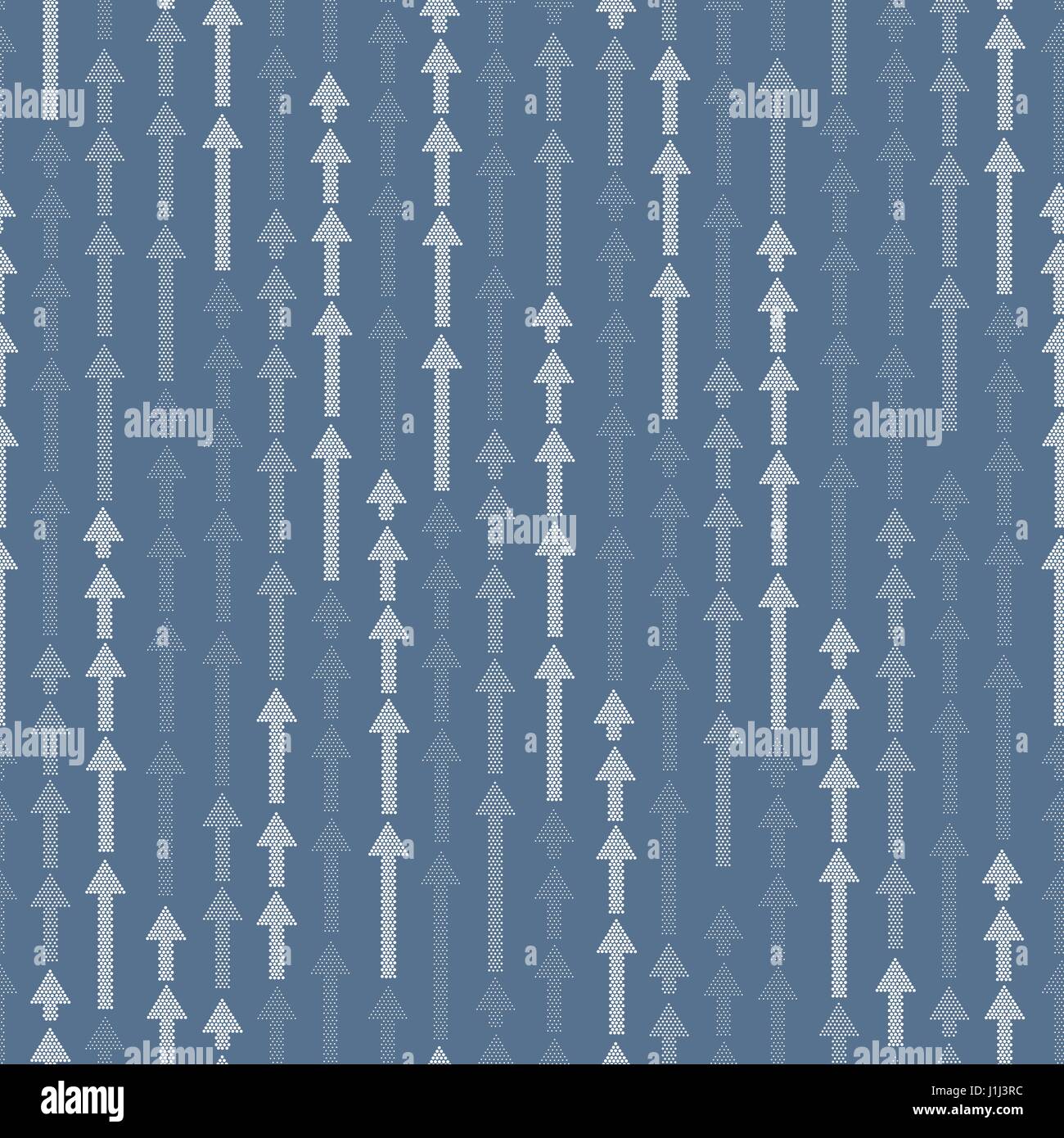 Abstract seamless pattern. Arrow Up ornamental background. Success ...
