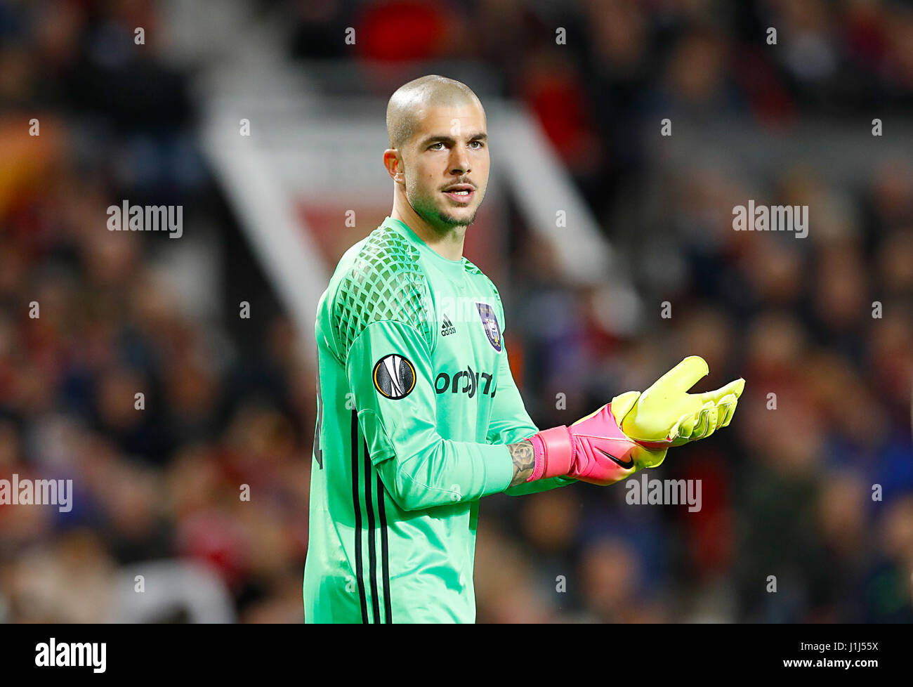 Goalkeeper Ivan Ruben Martinez, Anderlecht Stock Photo - Alamy