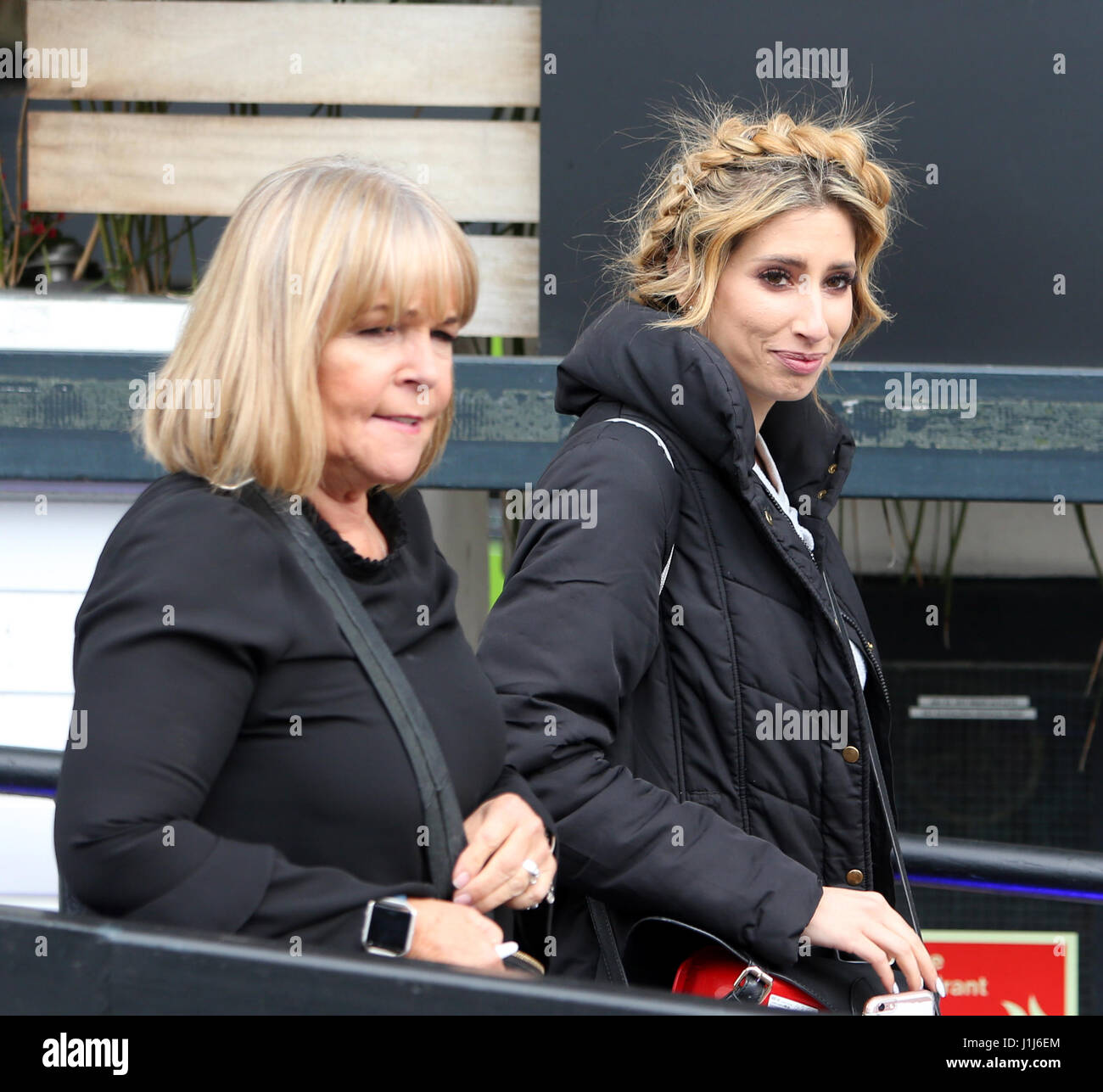 Stacey Solomon and Linda Robson outside ITV Studios Featuring: Stacey ...