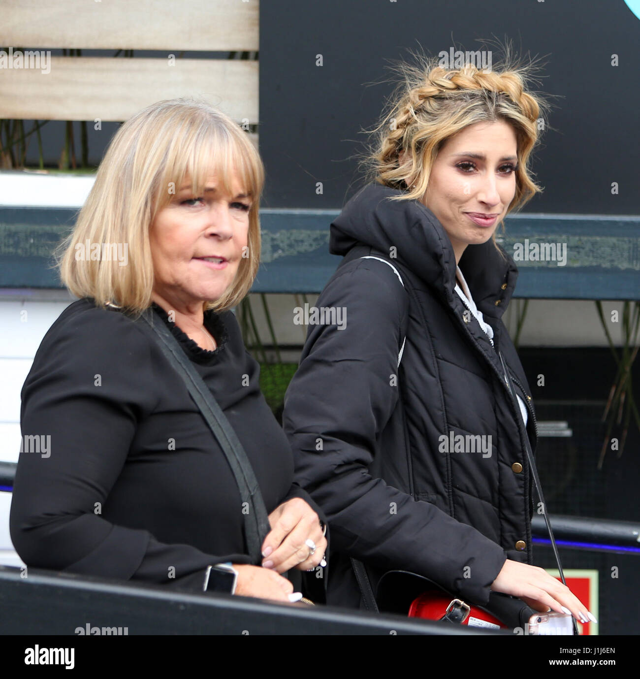 Stacey Solomon and Linda Robson outside ITV Studios Featuring: Stacey ...