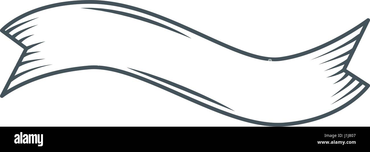 ribbon of frame icon Stock Vector Image & Art - Alamy