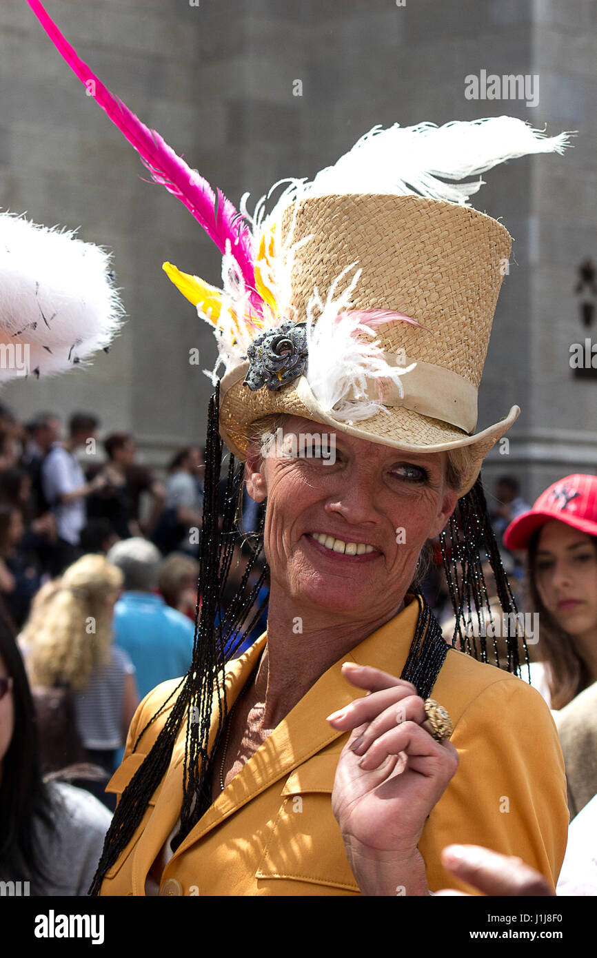 Annual Easter Hat Parade New York City Stock Photo - Alamy