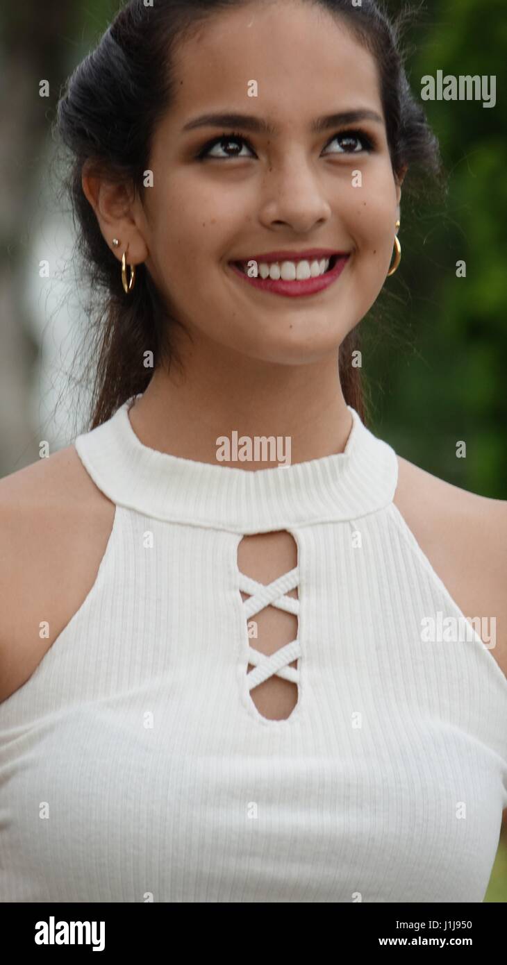 Happy Smiling Female Stock Photo - Alamy