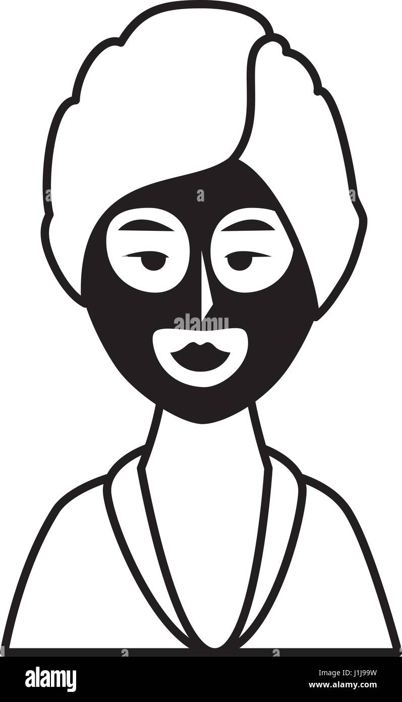 woman in spa character Stock Vector Image & Art - Alamy