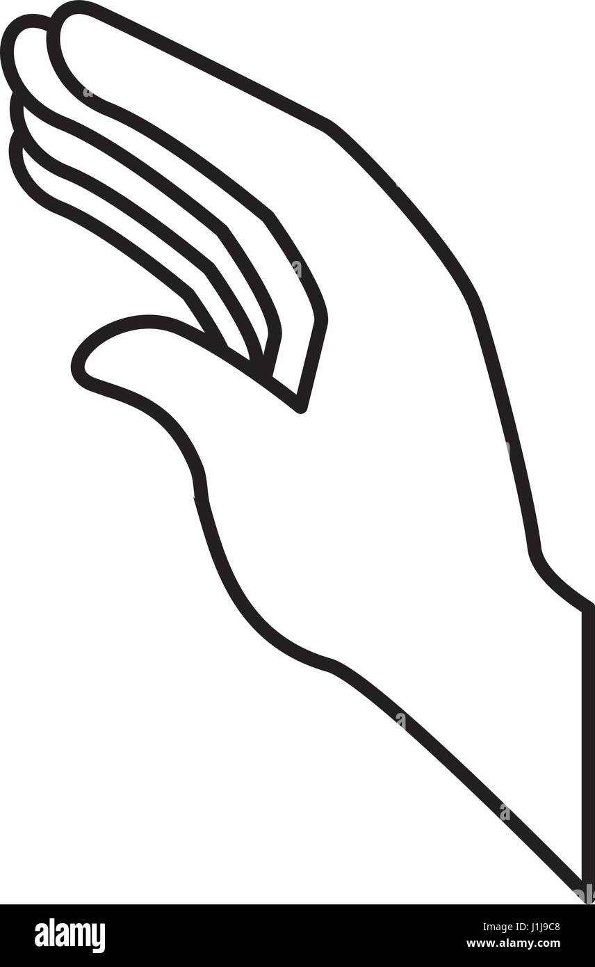 hand human laying icon Stock Vector Image & Art - Alamy