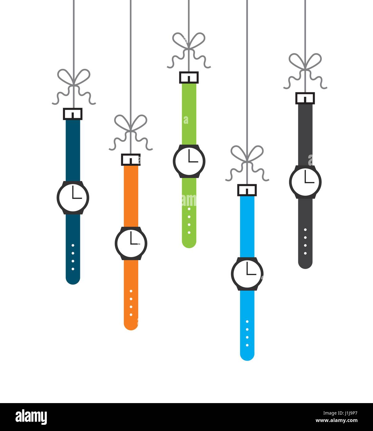 time watches hanging Stock Vector Image & Art - Alamy