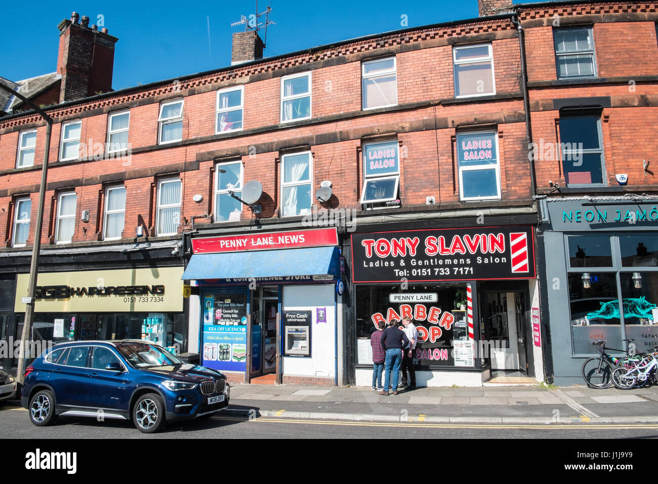 Penny lane barber shop liverpool hi-res stock photography and images - Alamy