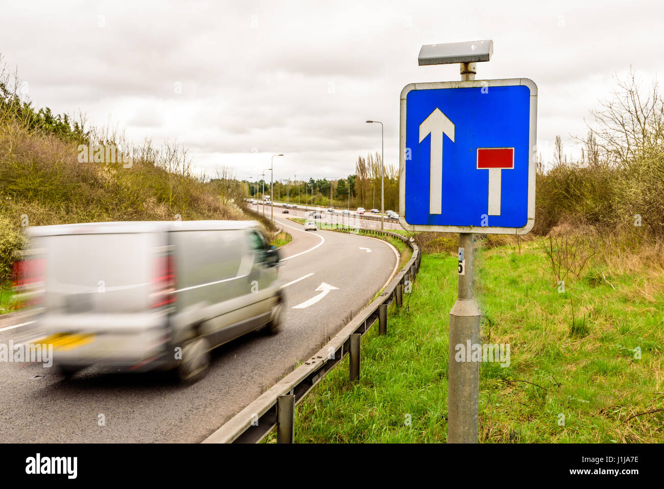 Lorry Motorway Road Sign High Resolution Stock Photography and Images ...