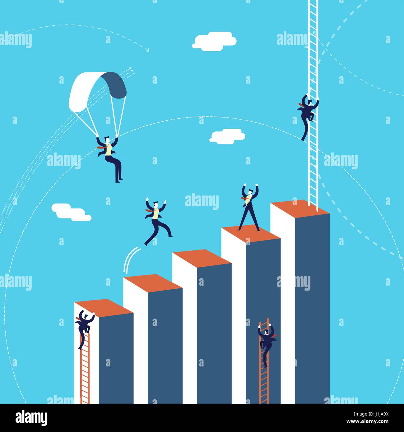 High growth vector vectors hi-res stock photography and images - Alamy