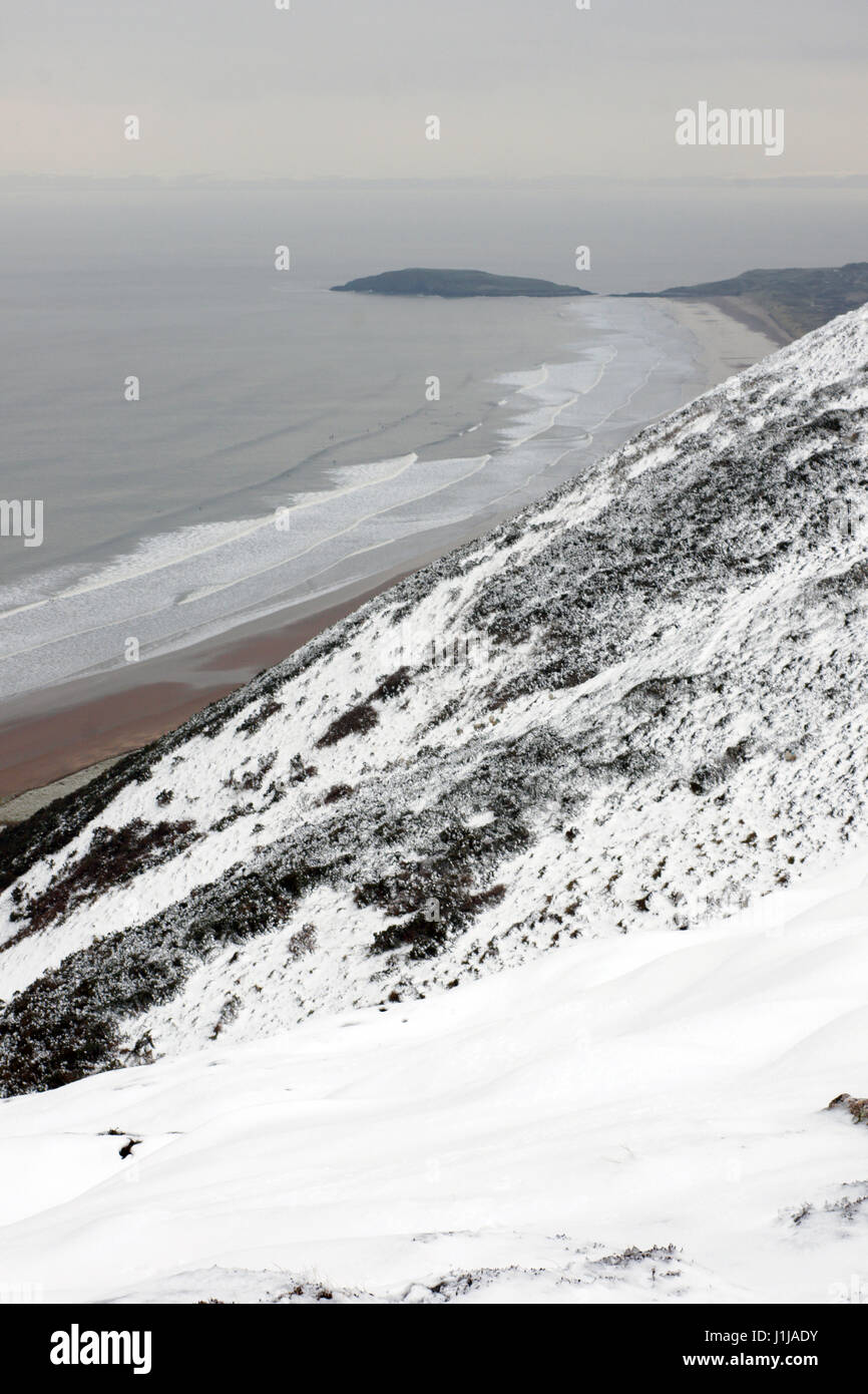 Welsh snow scene hi-res stock photography and images - Alamy