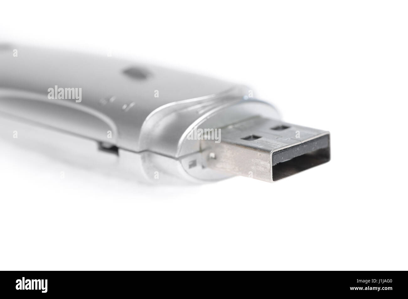 USB flash drive isolated on white background Stock Photo - Alamy