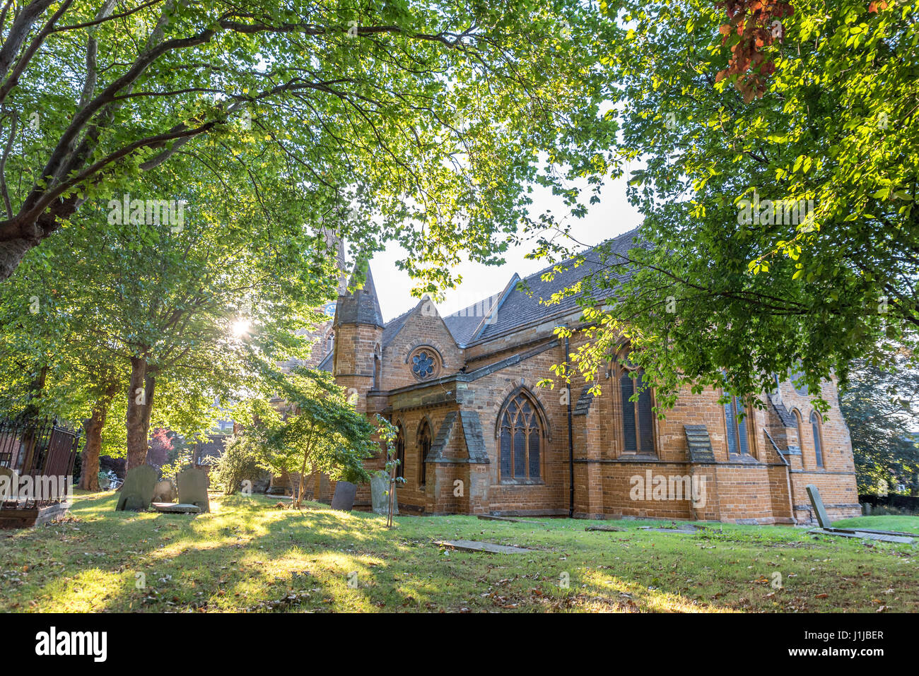 The Church of the Holy Sepulchre Northampton England Stock Photo - Alamy