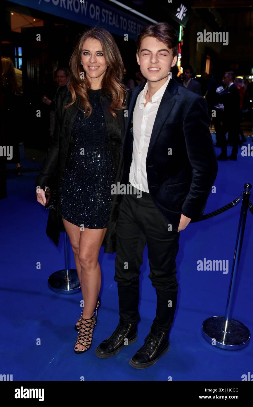 Elizabeth Hurley attends 'An American in Paris' Press Night Featuring ...