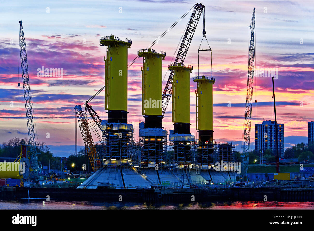 Shepherd Offshore Wind Turbines Neptune Technology Yard Wallsend ...