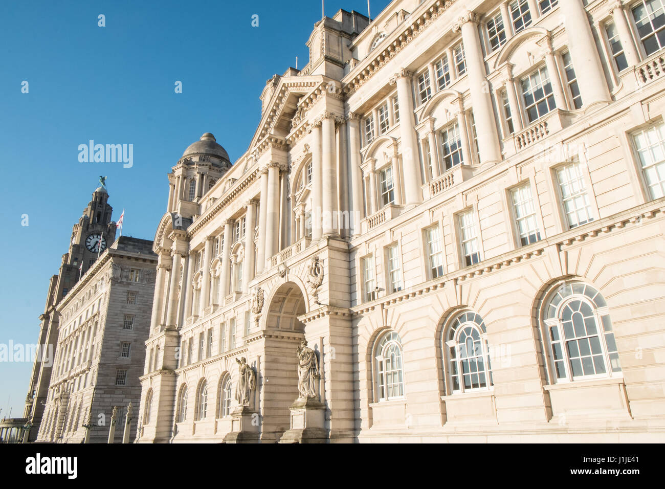 The,Three,Graces,iconic,buildings,Pier Head,Liverpool,Merseyside ...