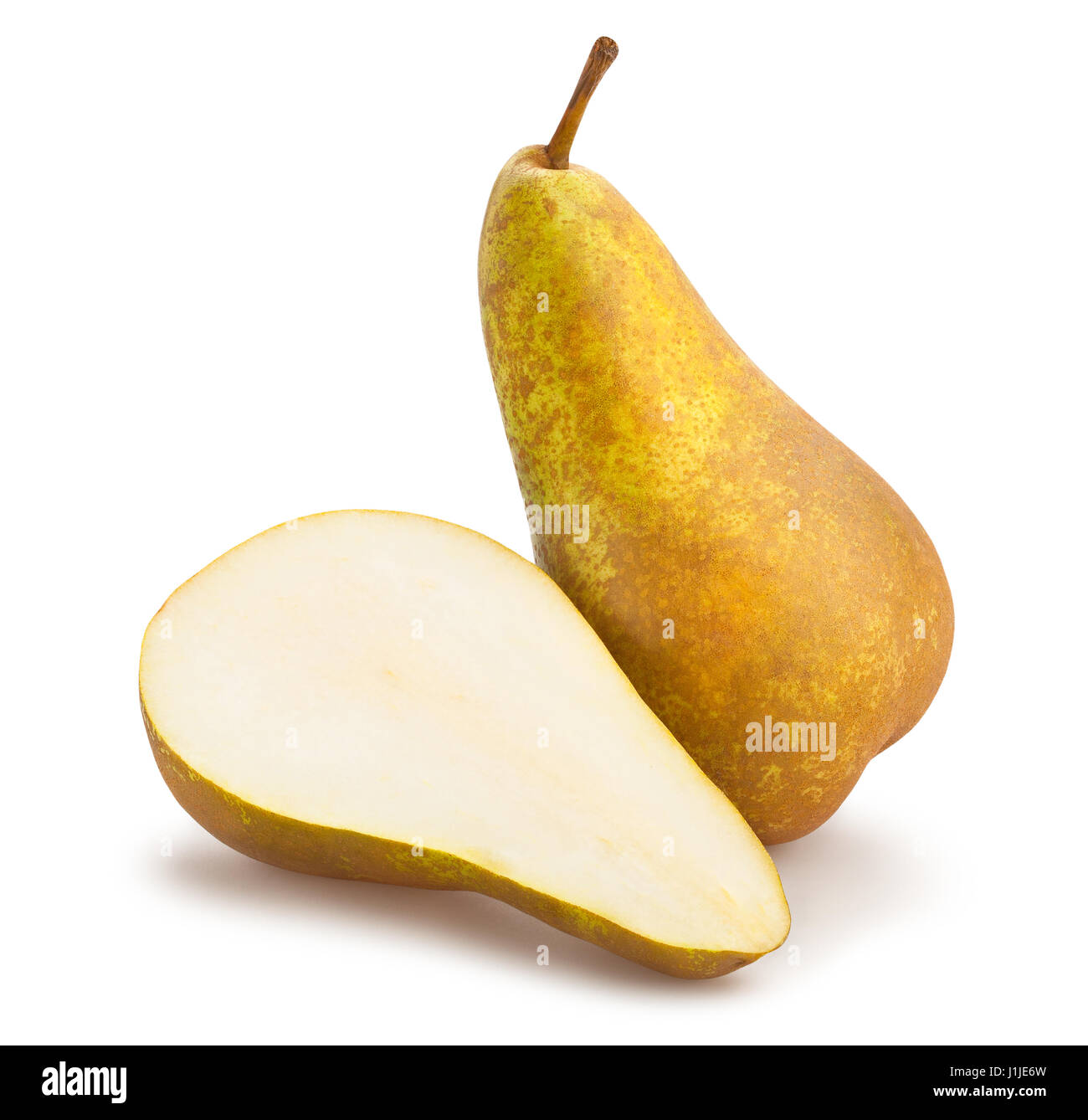 sliced pears isolated Stock Photo - Alamy