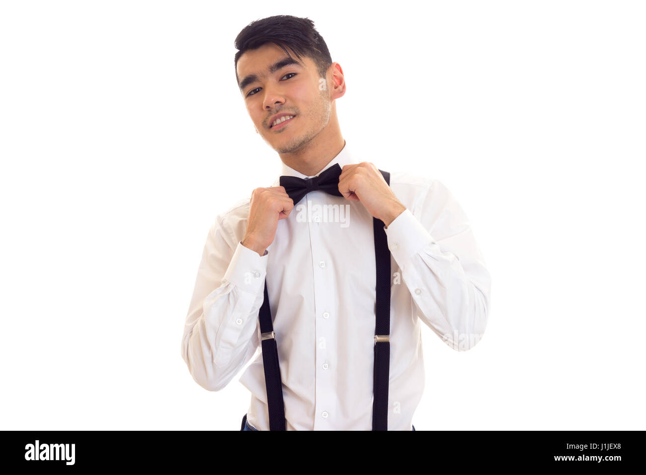 Suspenders fashion hi-res stock photography and images - Alamy