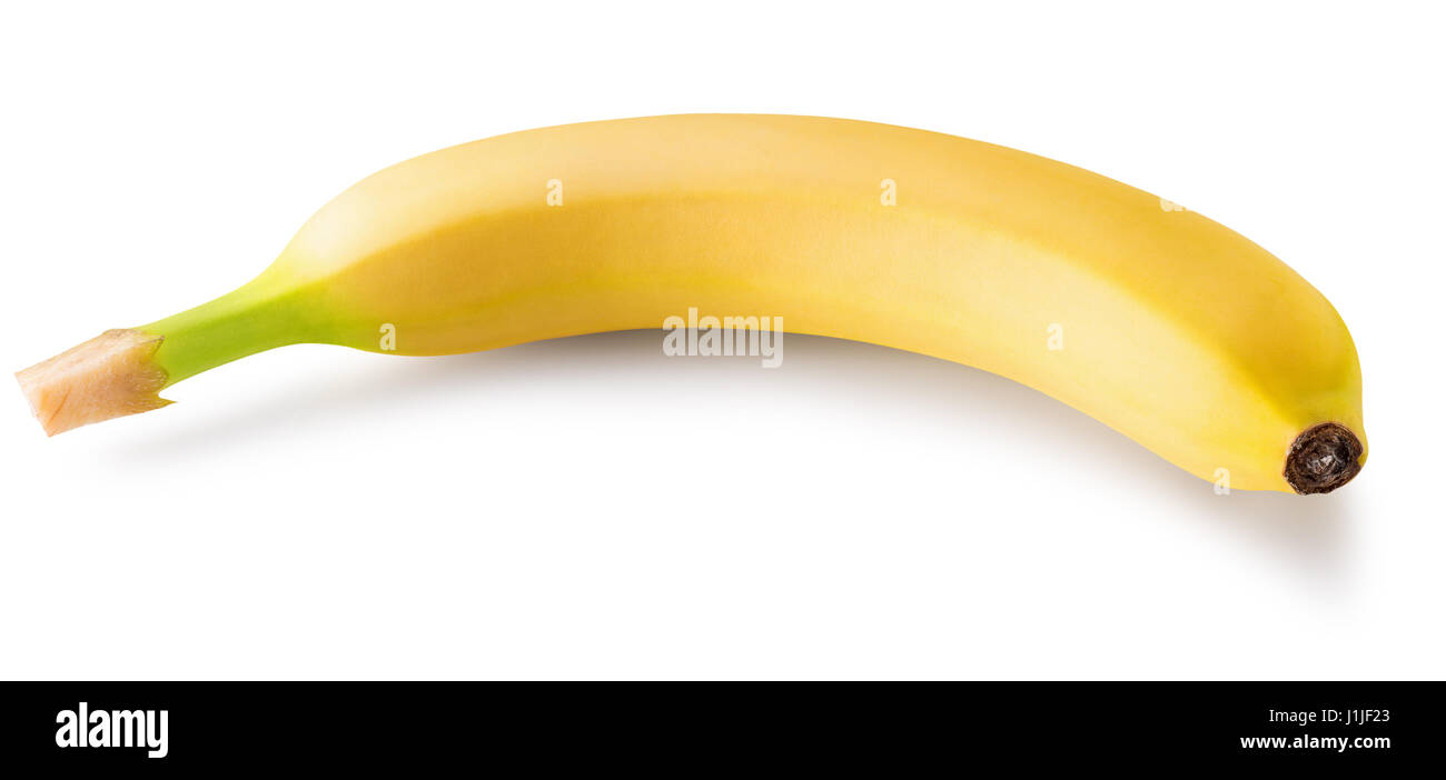 banana isolated on a white background Stock Photo - Alamy