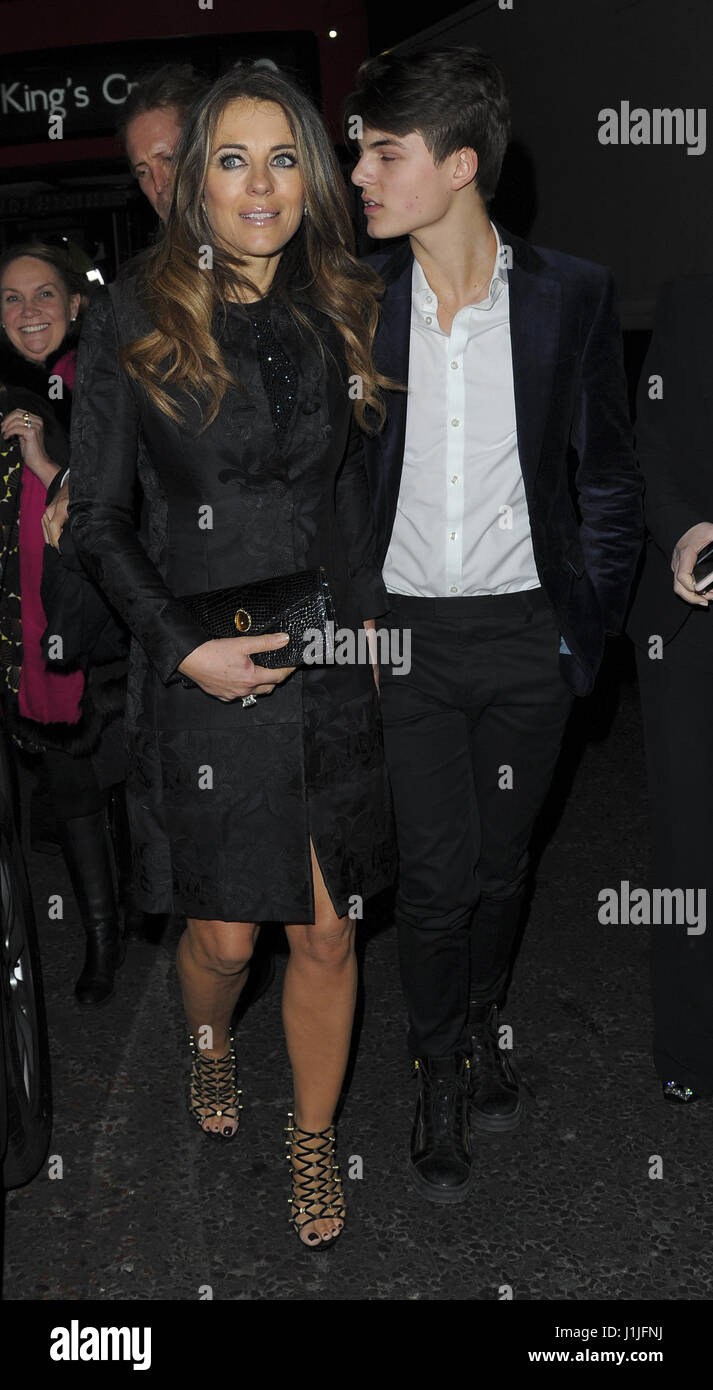 Various celebrities seen leaving An American In Paris Press Night ...