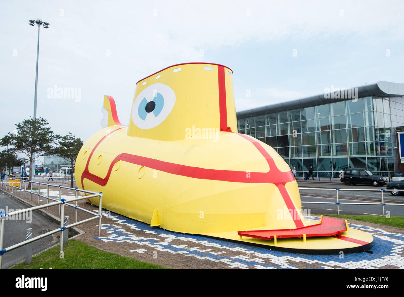 Yellow,submarine,John Lennon,Airport,Liverpool,Merseyside,England ...