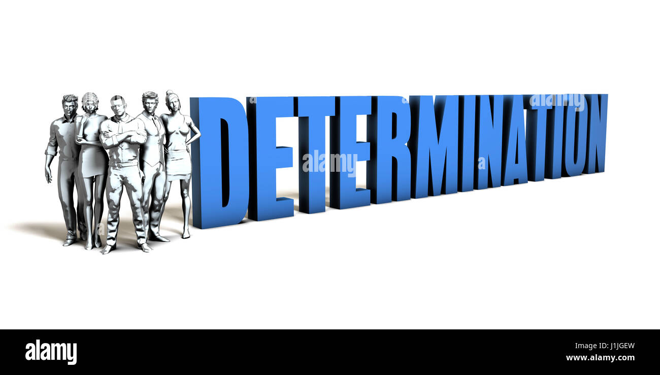 Determination Business Concept as a Presentation Background Stock Photo ...