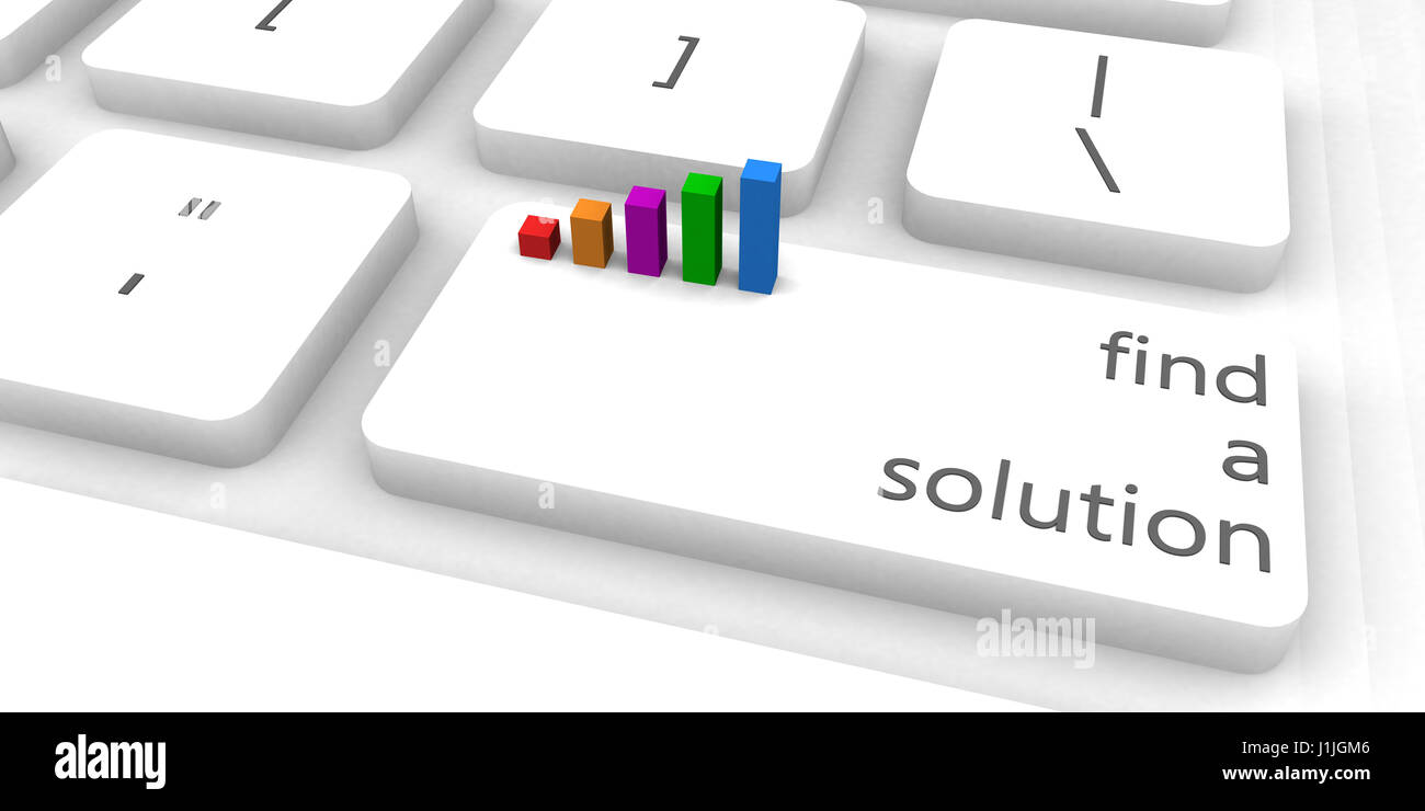 Find A Solution or Answer as Concept Stock Photo - Alamy