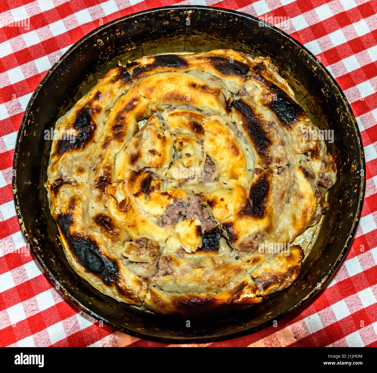Eating burek hi-res stock photography and images - Alamy