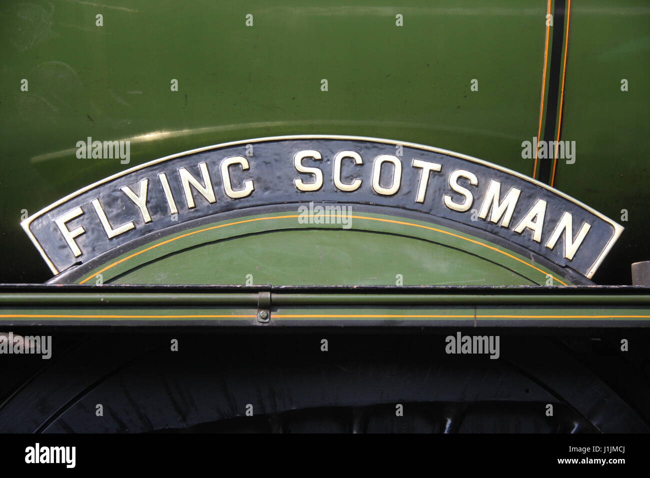 Flying scotsman nameplate hi-res stock photography and images - Alamy