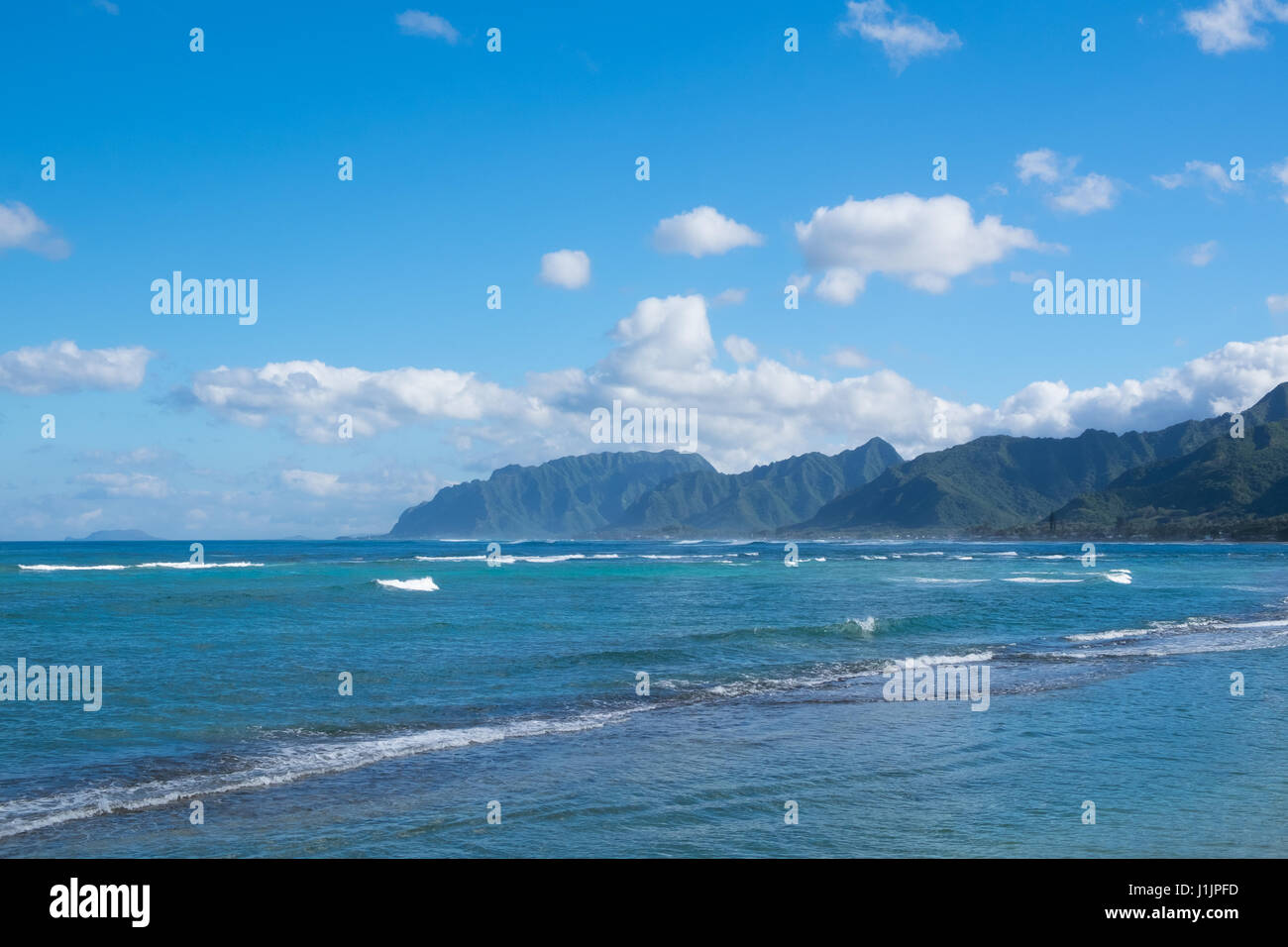Pacific Ocean Windward Side of Oahu Hawaii Stock Photo - Alamy