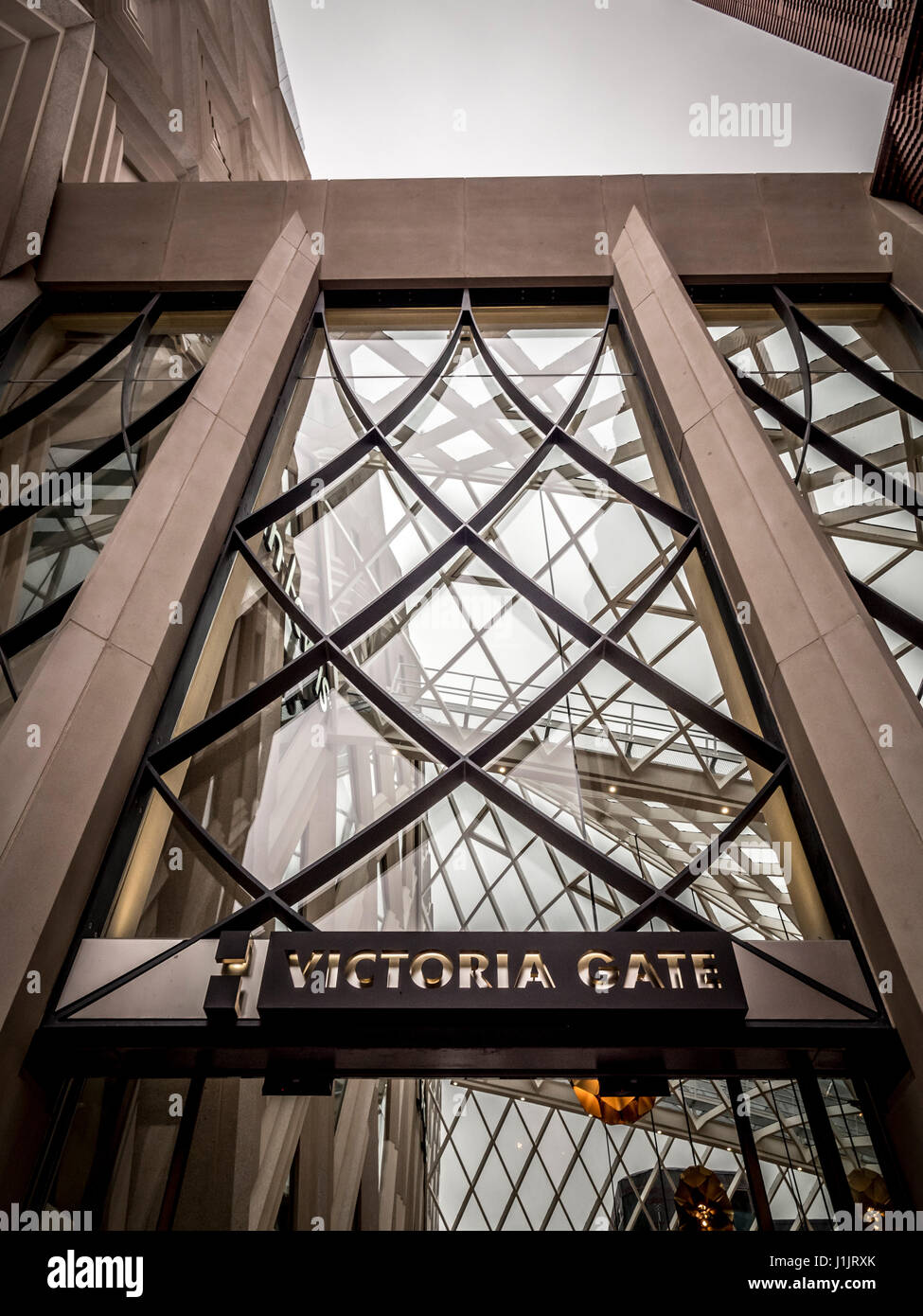 Entrance to Victoria Gate shopping centre, Leeds, UK Stock Photo - Alamy