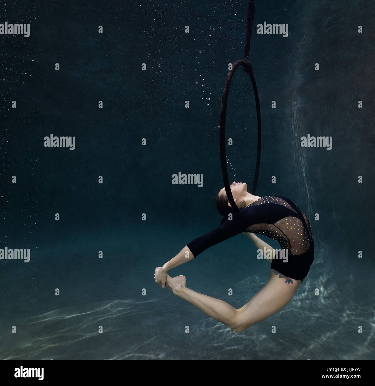 Woman submerged water hi-res stock photography and images - Alamy