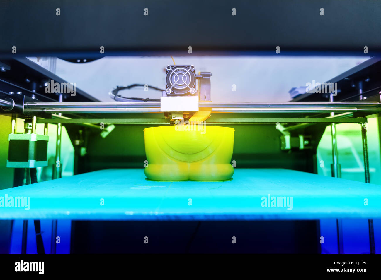 3D printer,Three dimensional printing machine Stock Photo - Alamy