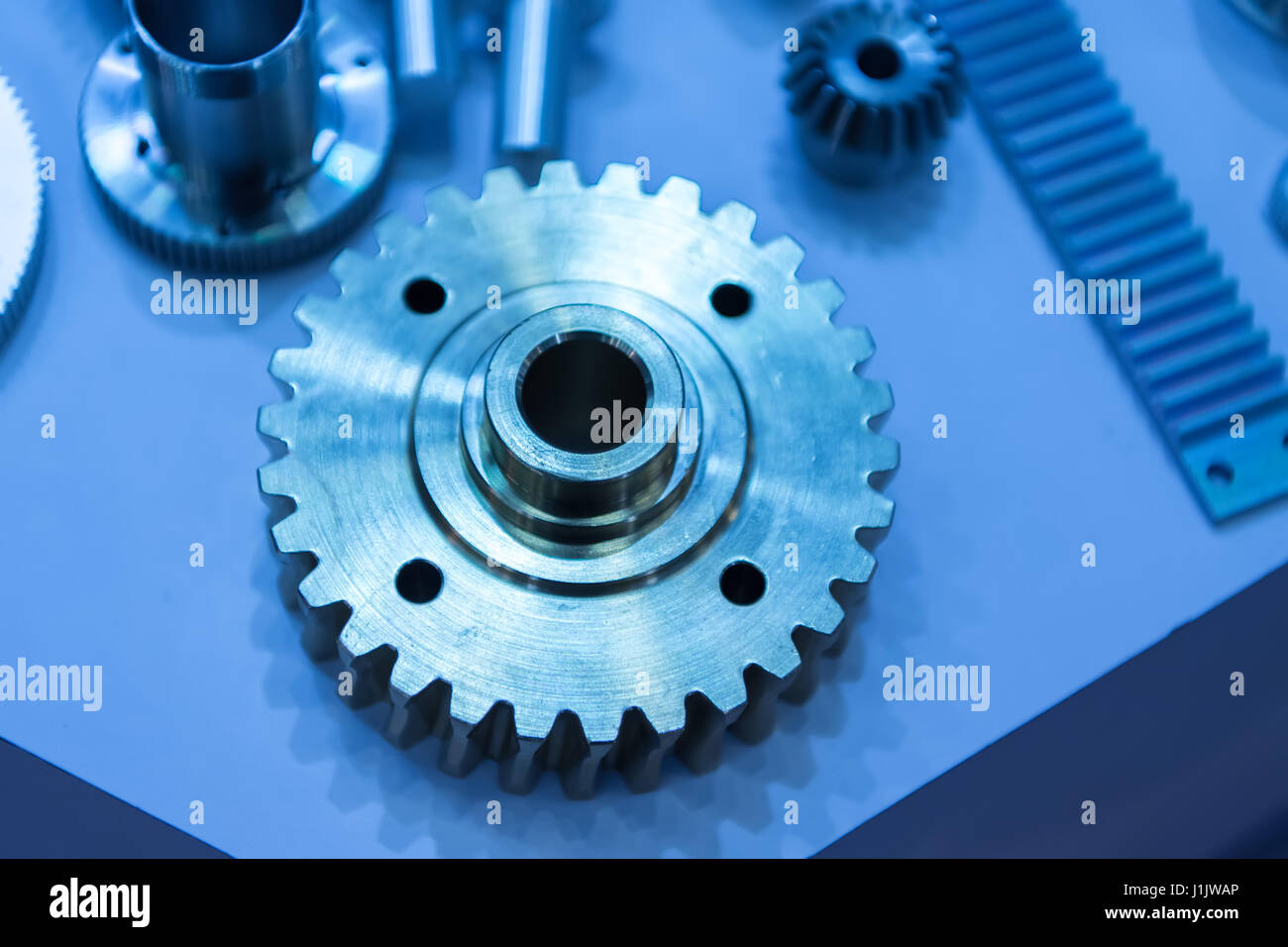 metal cog gears Stock Photo - Alamy
