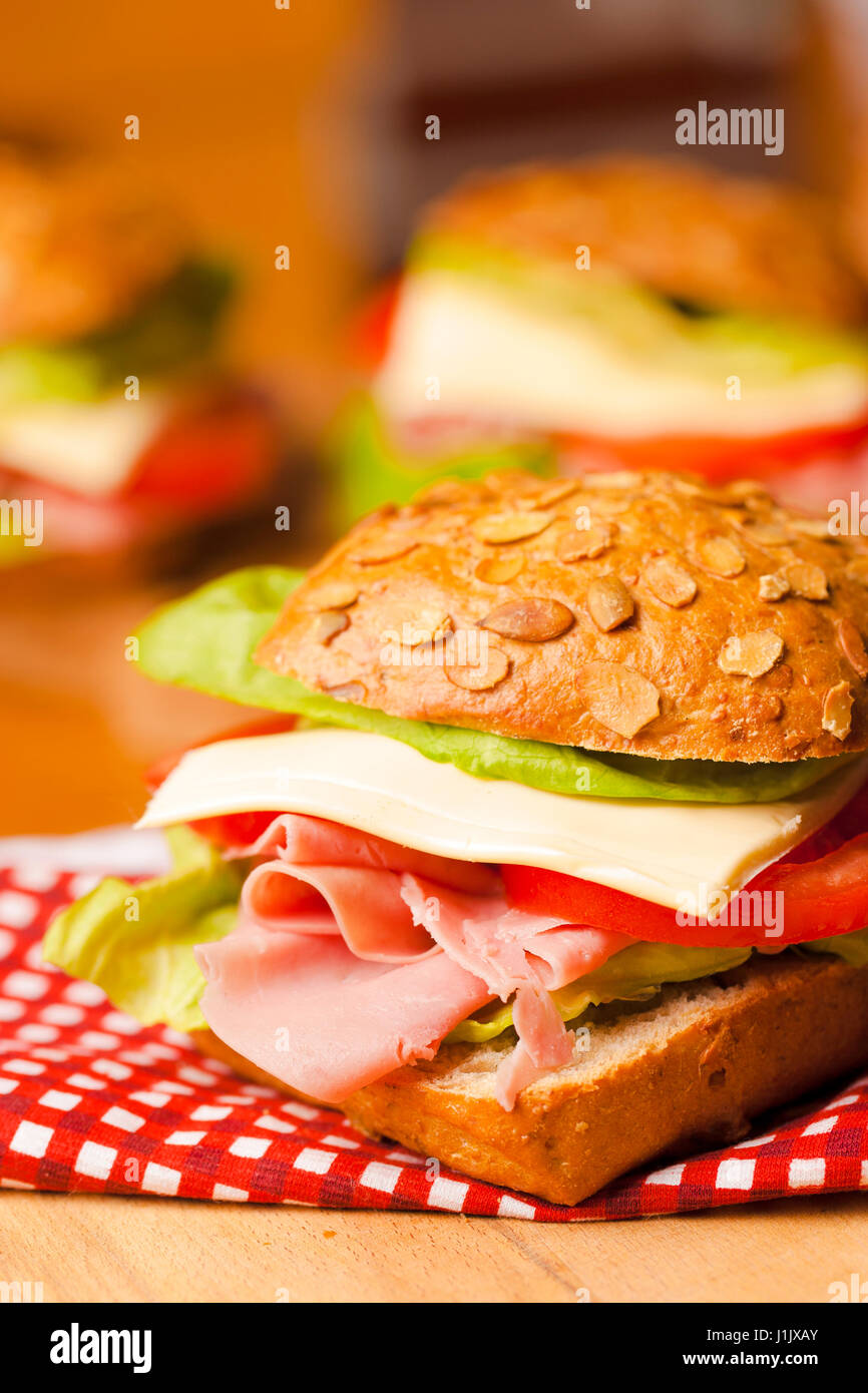 Healthy morning sandwich Stock Photo - Alamy