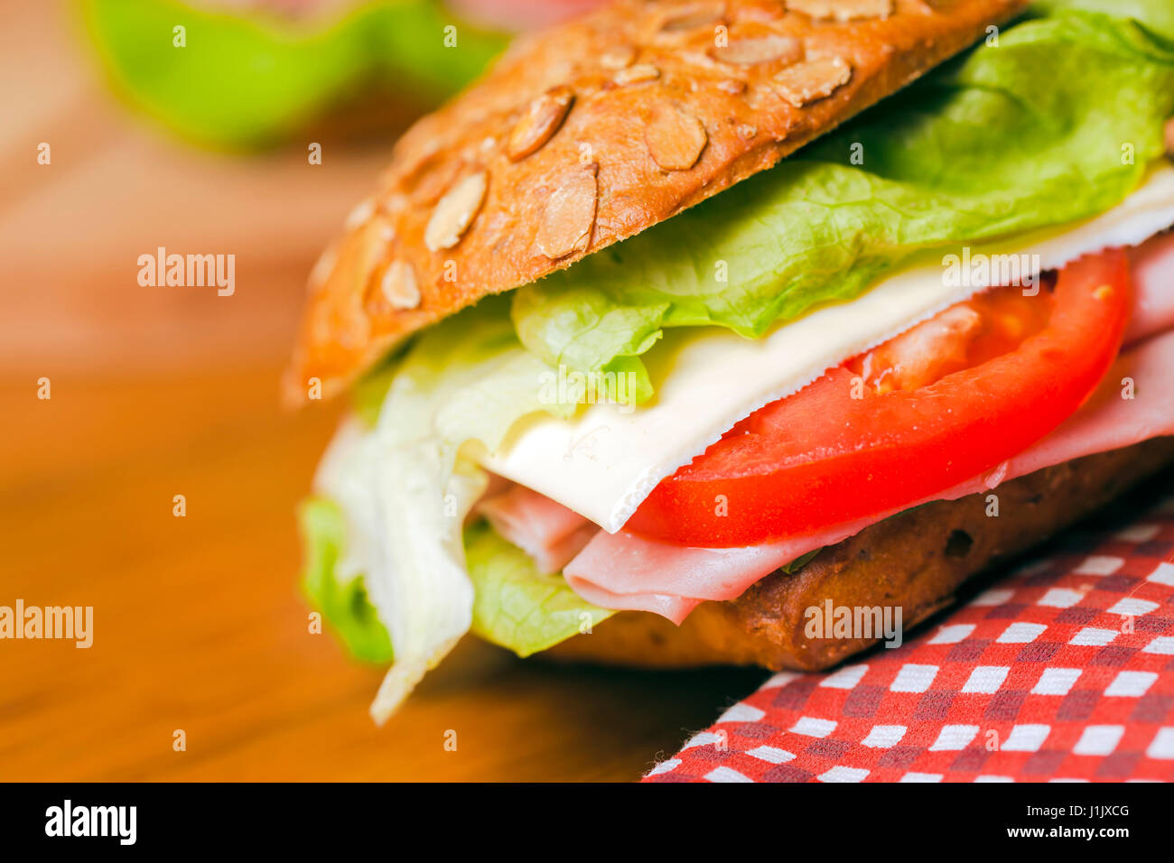 Healthy morning sandwich Stock Photo - Alamy