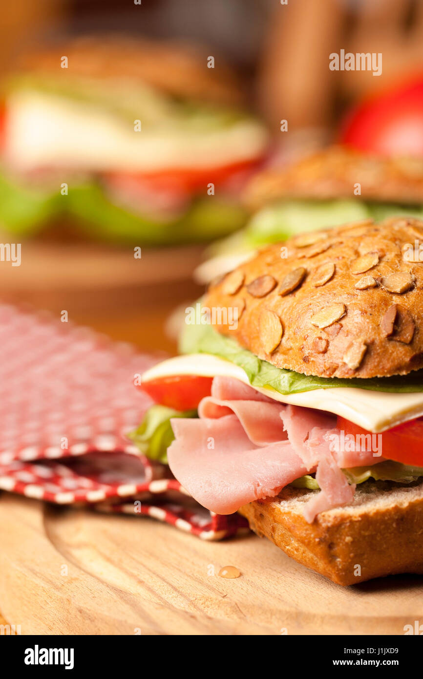 Healthy morning sandwich Stock Photo - Alamy