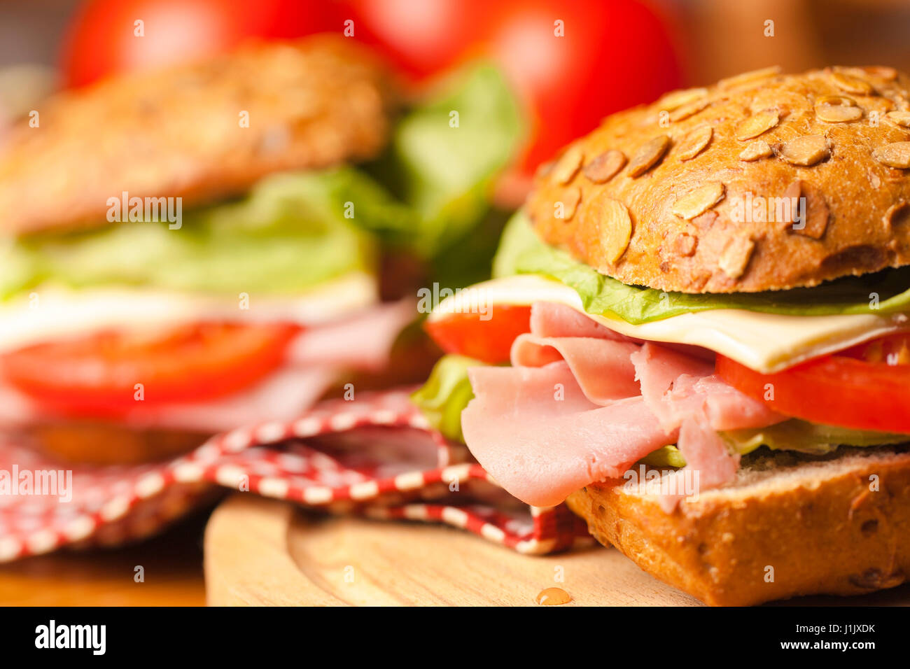 Healthy morning sandwich Stock Photo - Alamy